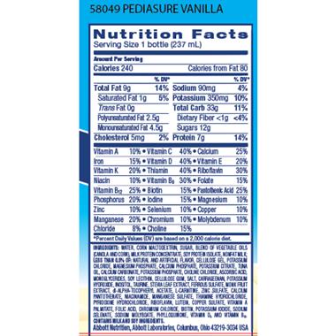 PediaSure Grow & Gain Kids’ Nutritional Shake Vanilla Ready-to-Drink ...