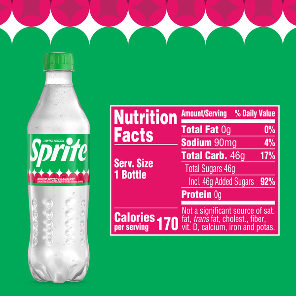 Sprite Limited Edition Winter Spiced Cranberry Soda 6Pk | Hy-Vee Aisles ...