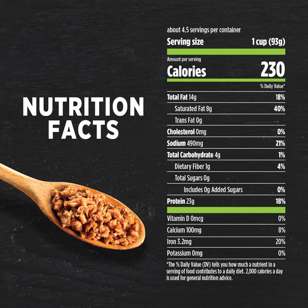 Gardein Ultimate Plant-Based Ground Be'f Crumbles, Vegan, Frozen Meat ...