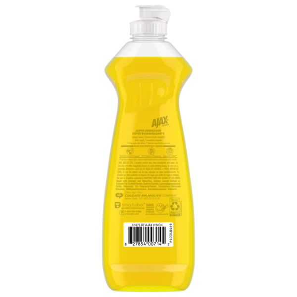 Ajax Dish Liquid Soap, Lemon, Super Degreaser | Hy-Vee Aisles Online ...