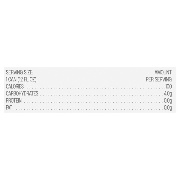 Nutrl Vodka Seltzer Nutrition Facts